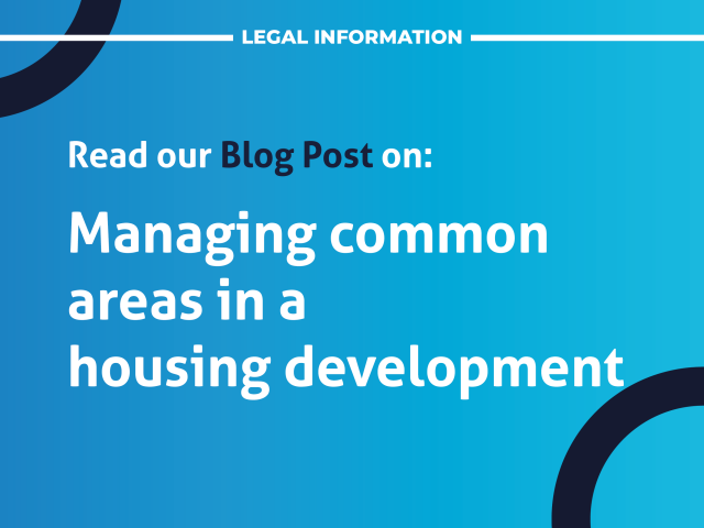 Managing Common Areas In A Housing Development