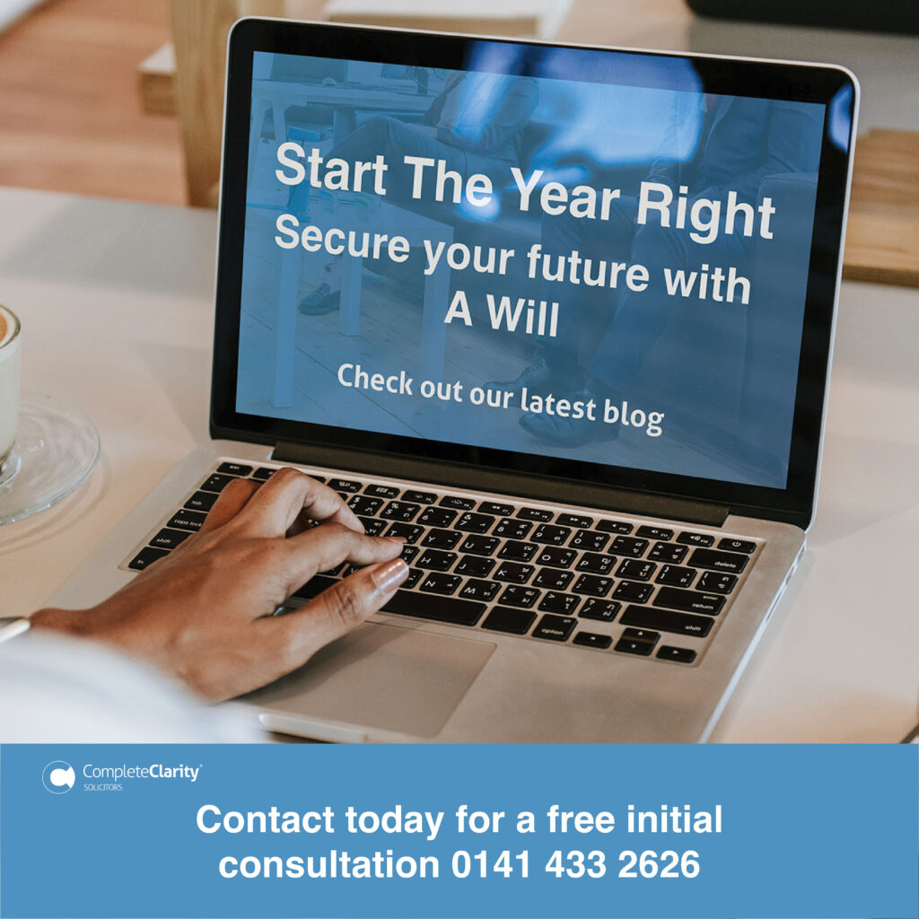 Start The Year Right And Secure Your Future With A Will